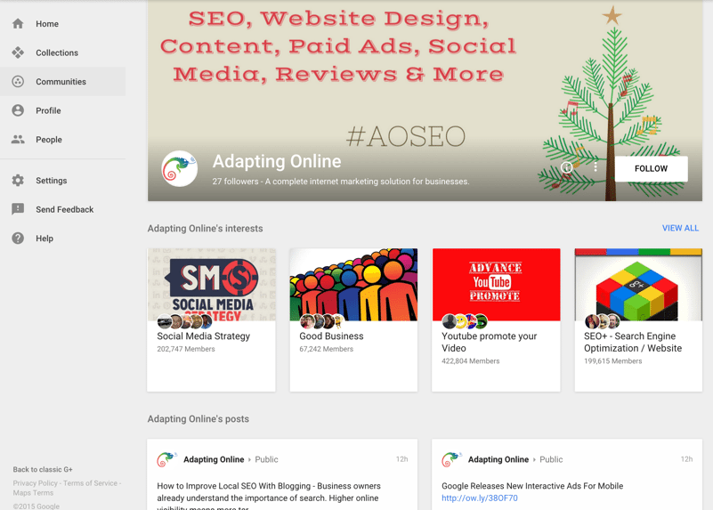 New Google+ Redesign: What You Need to Know | Adapting Online ...